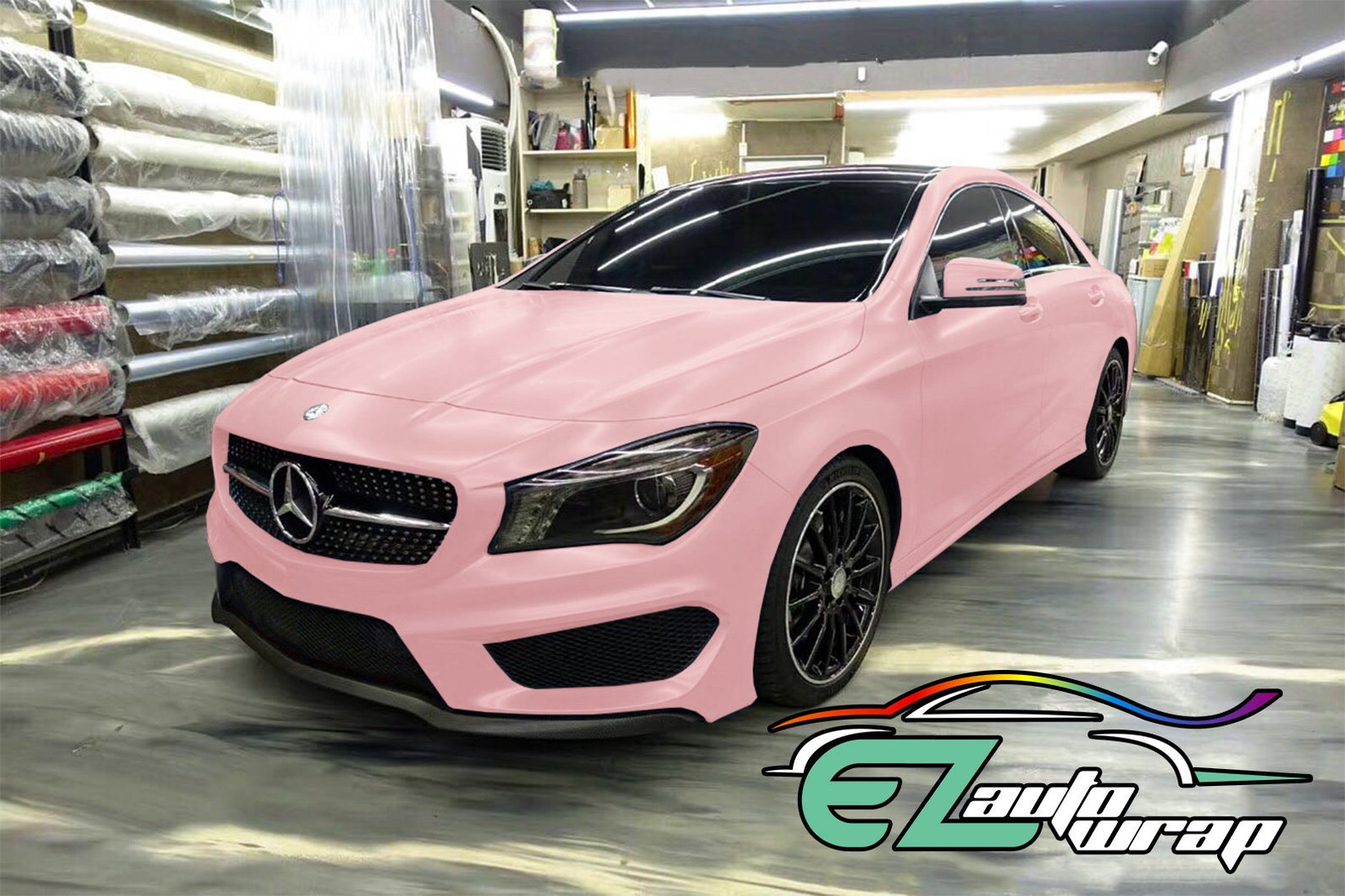 Satin Light Pink Matte Flat Vinyl Wrap Sticker Decal Bubble | Etsy