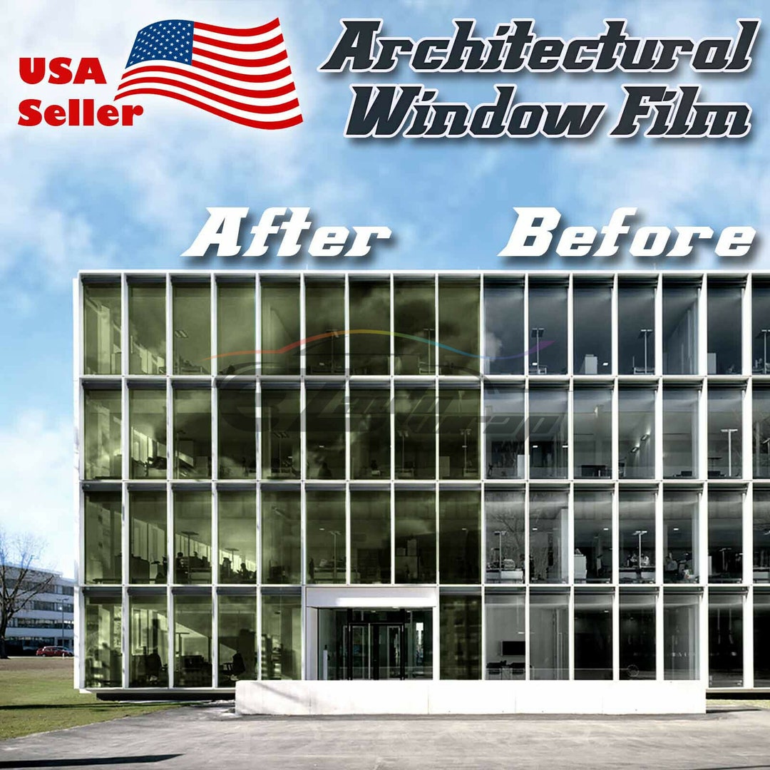 Window Tint Film Dark Green Smoke UV Heat Reflective Rejection Home ...