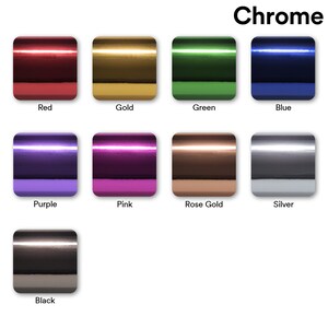 Chrome Mirror Gold Vinyl Wrap Sticker Decal Bubble Free Air Release Car ...
