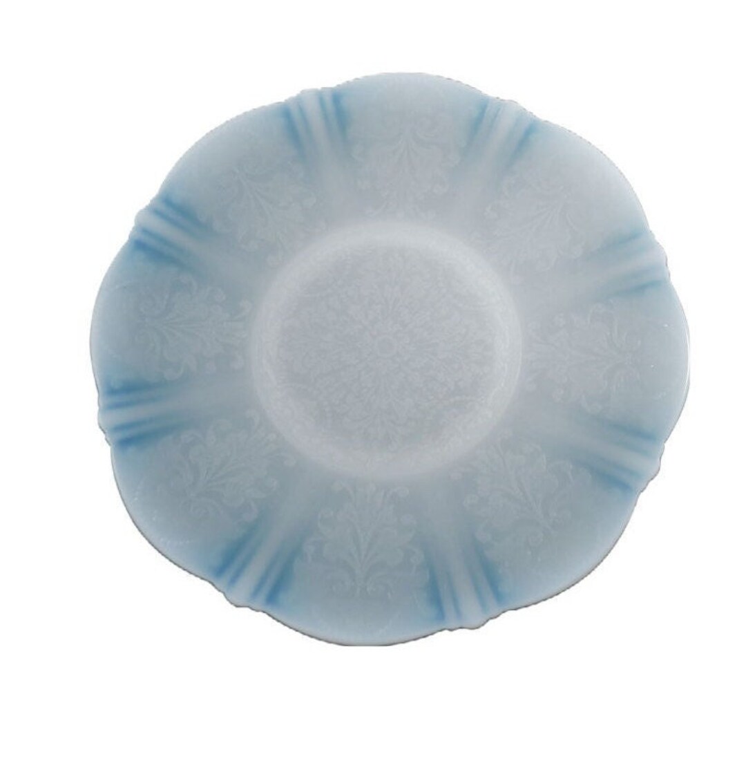 American Sweetheart Monax Depression Glass White Opalescent Dinner ...