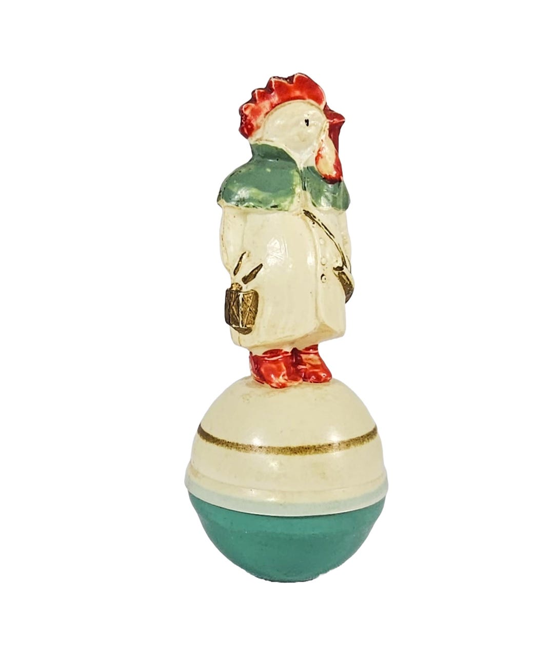 German Celluloid Roly Poly Toy Mr. Rooster Evening Suit - Etsy