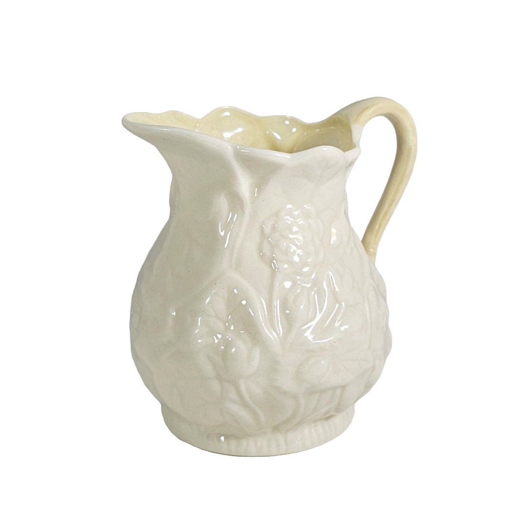 Belleek Irish Porcelain Lotus Pattern Creamer Pitcher - Etsy