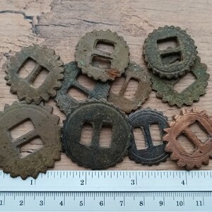 SET of 10 Ancient Brass Buttons 18th Century Archaeological Finds ...
