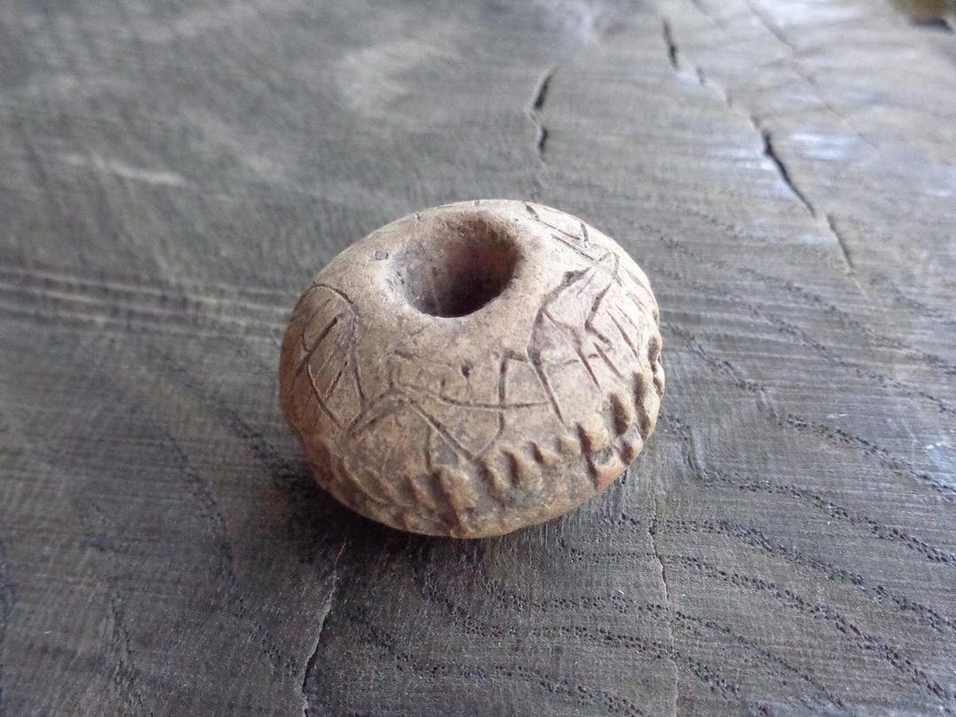 Unique Ancient Clay/pottery Spindle Whorl Scythian Period 5-7 Century ...