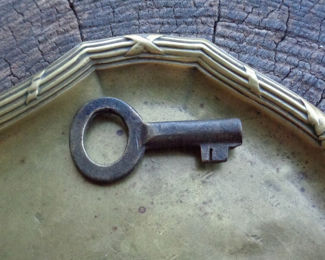 Antique Bronze Key 19th Century Original Patina - Etsy