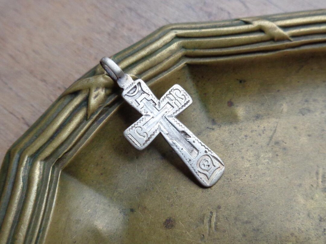 Vintage Silver Cross Imperial Russia 19th Century Russian Antique ...