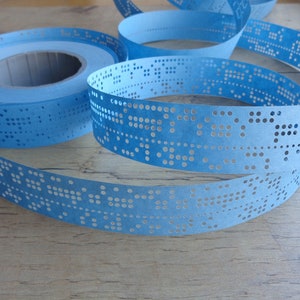 Vintage Mainframe Perforated Computer Punched Paper Tapeold Program ...