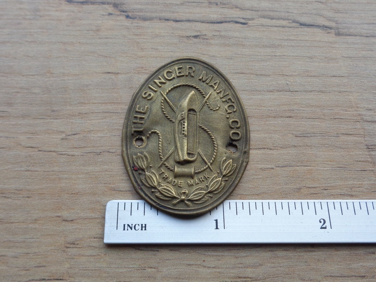 The SINGER Manfg.co Trade Mark Vintage Sewing Machine Label - Etsy