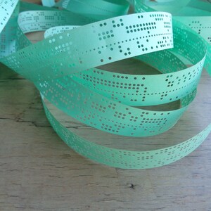 Vintage Mainframe Perforated Computer Punched Paper Tapeold Program ...