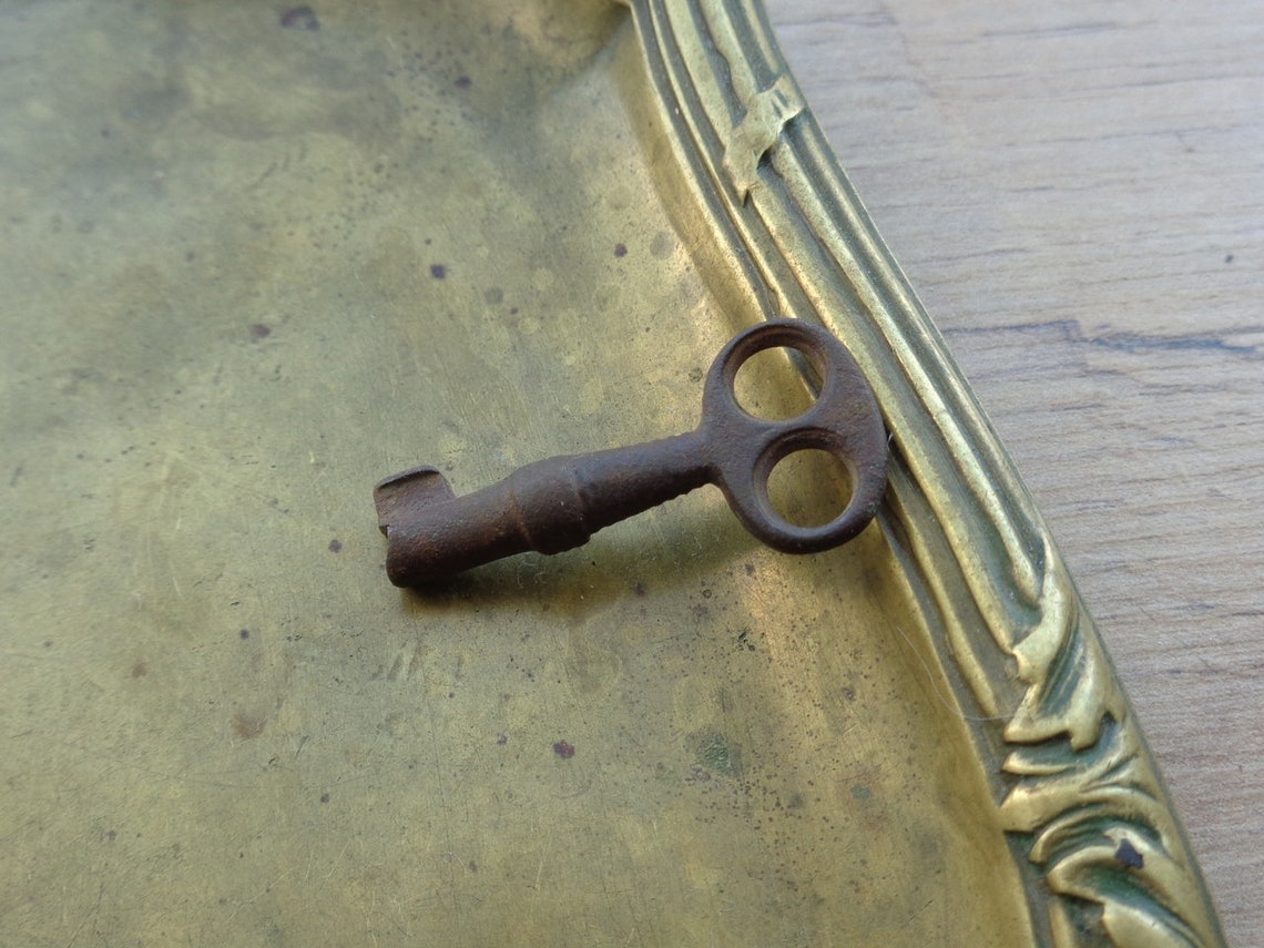 Antique Vintage Bronze Small Key 19th Century Original Patina - Etsy