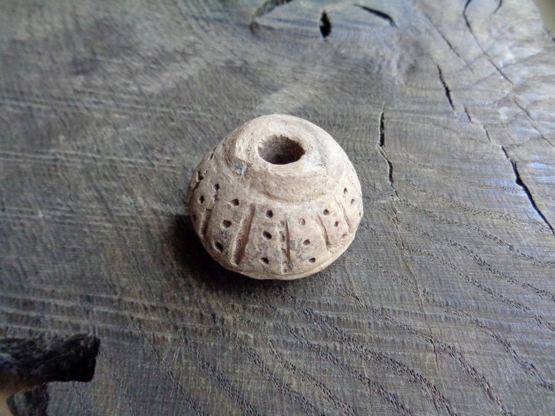 Unique Ancient Clay/pottery Spindle Whorl Scythian Period 5-7 Century ...