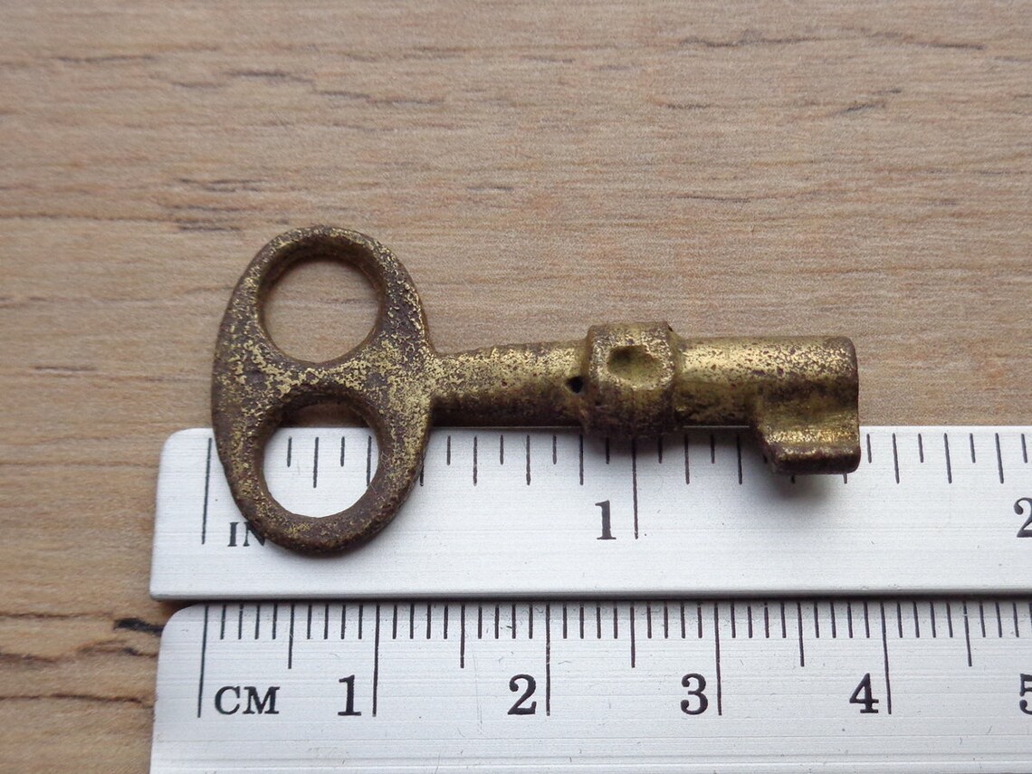 Antique Bronze Key 19th Century Original Patina - Etsy UK