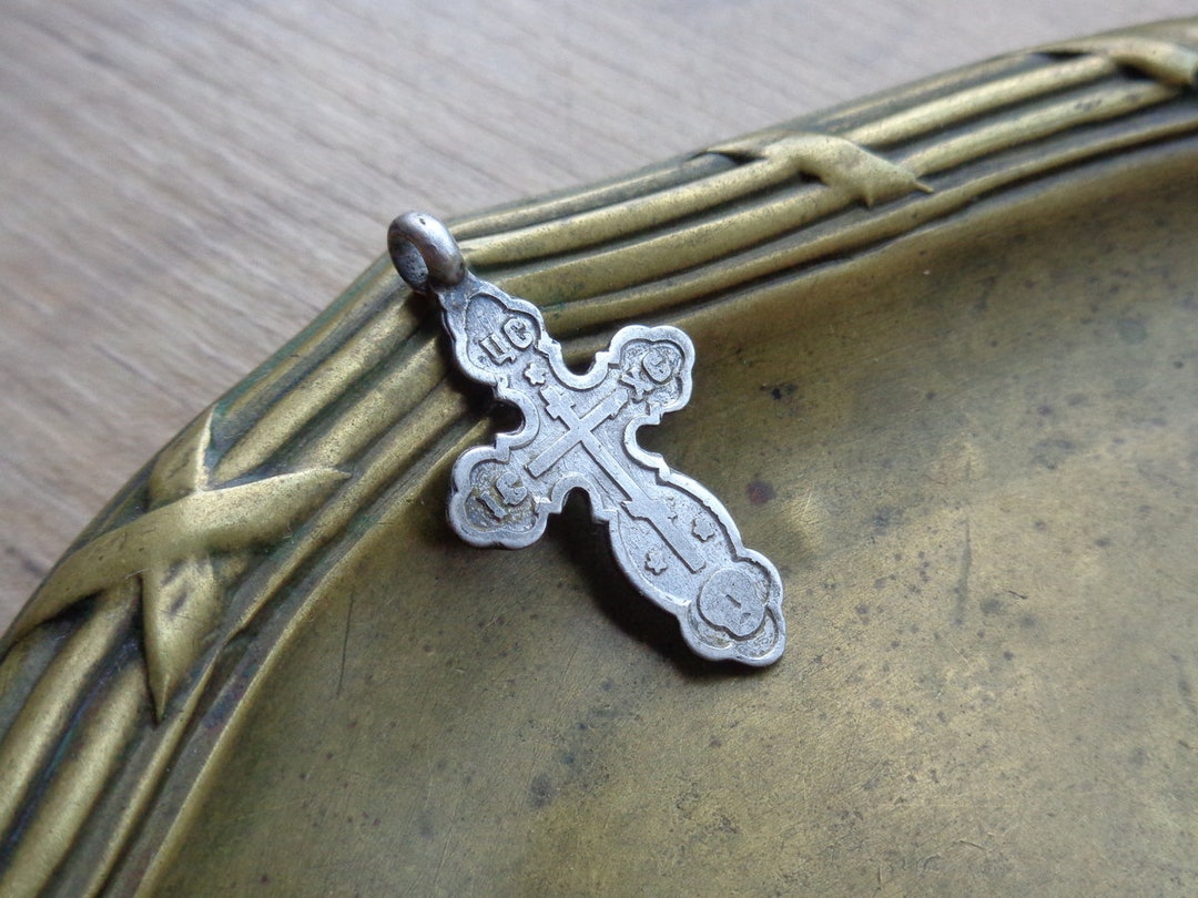 Vintage Silver Cross Imperial Russia 19th Century Russian Antique ...