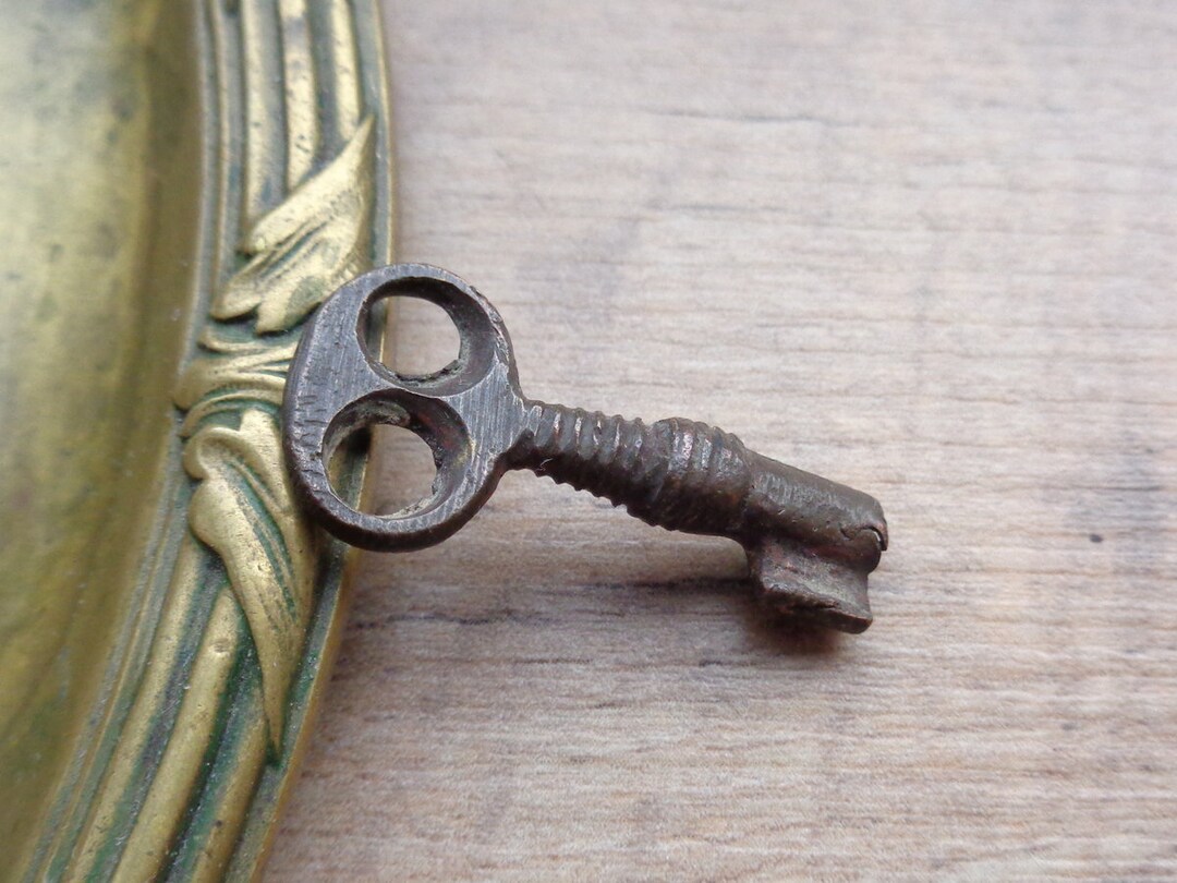 Antique Bronze Small Key 18-19th Century Original Brown Patina - Etsy