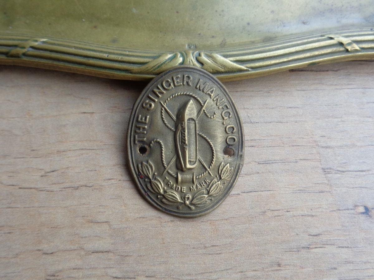 The SINGER Manfg.co Trade Mark Vintage Sewing Machine Label - Etsy