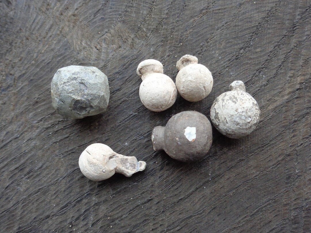 Antique Musket Lead Bullets 17th Century Original Patina Set of 6 - Etsy