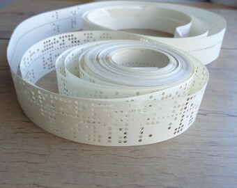 Mainframe Perforated Computer Punched Paper Tape - Etsy