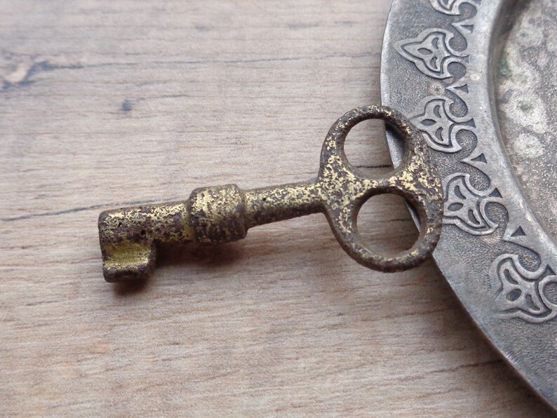 Antique Bronze Key 19th Century Original Patina - Etsy UK