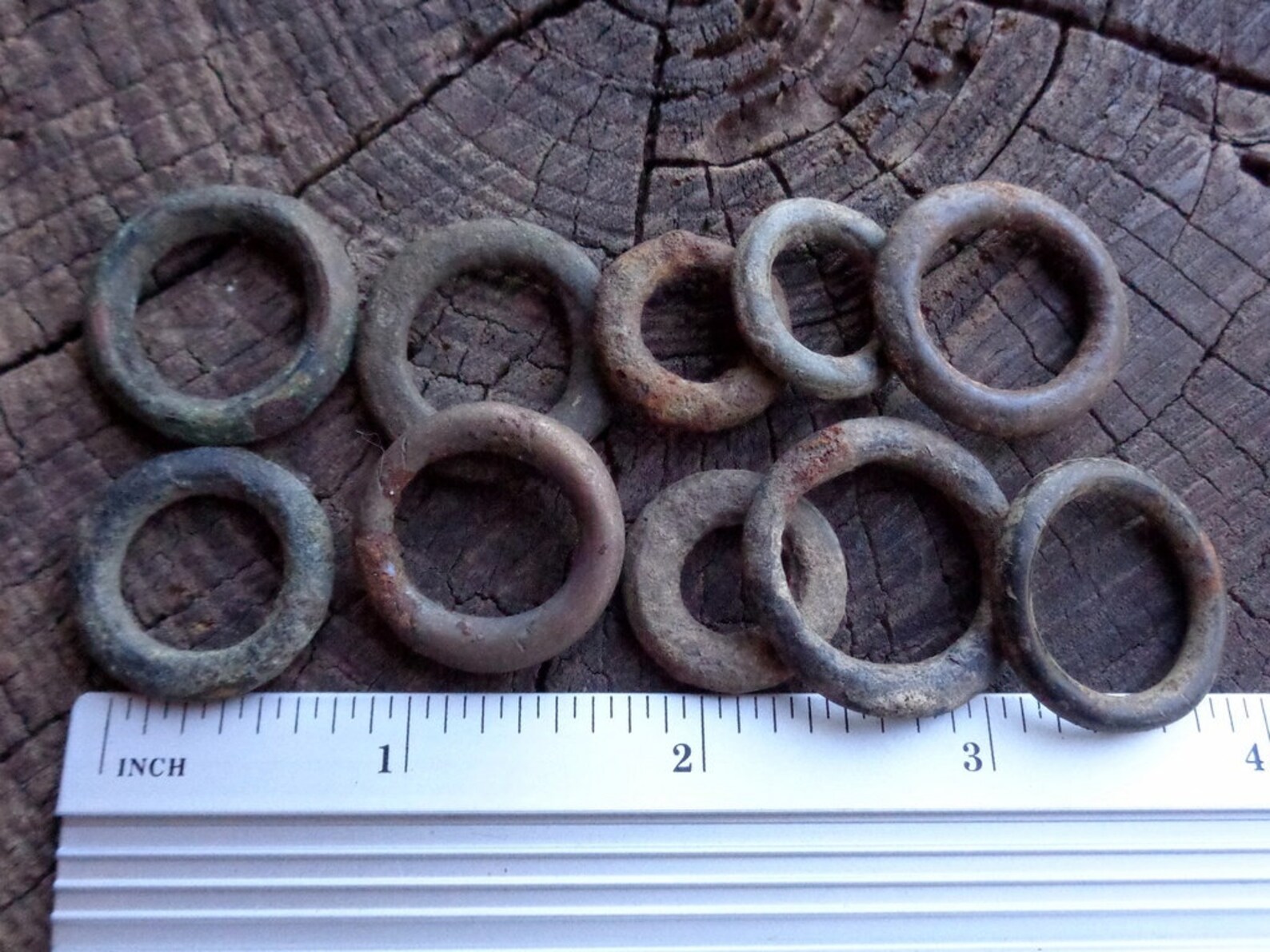 Ancient Bronze/brass/copper Rings 1-19th Century Original | Etsy