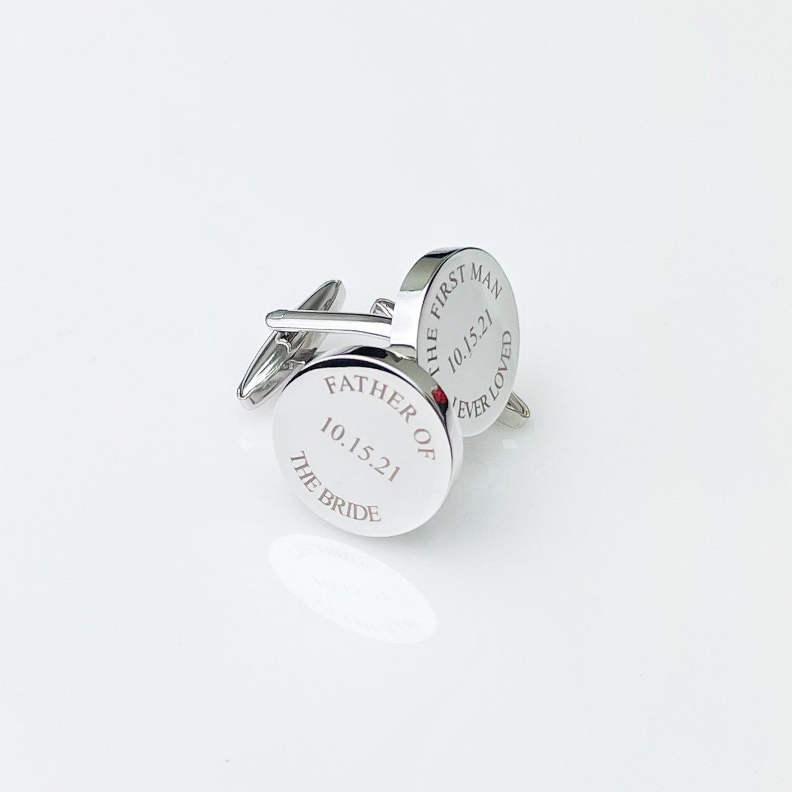 Father of the Bride Cufflinks for Dad Personalized Cuff - Etsy