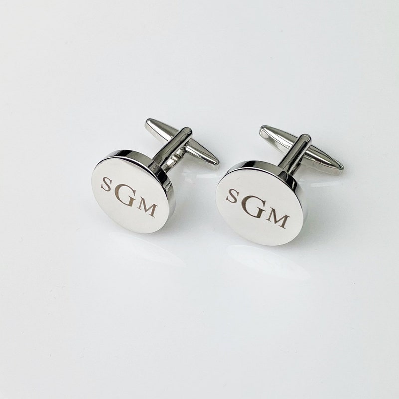 Monogram Cufflinks - Etsy