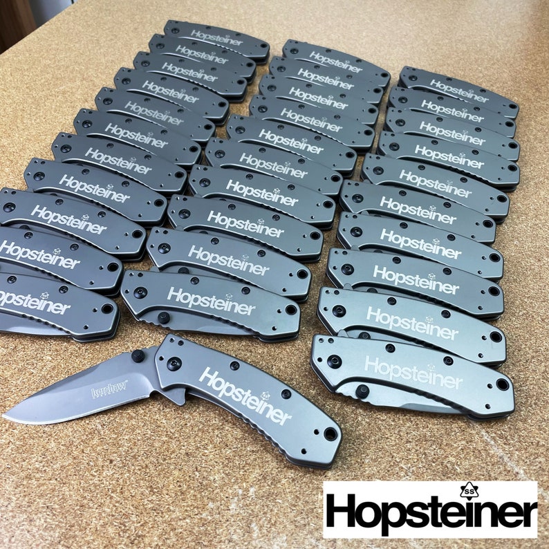 Logo Folding Knives Set: Personalized Company Gifts - Etsy