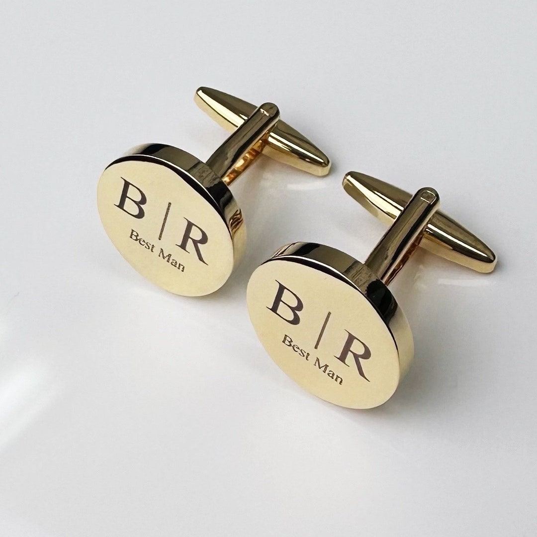 Wedding, Best Man Cufflinks, Personalized Cuff Links, Custom Cufflinks ...