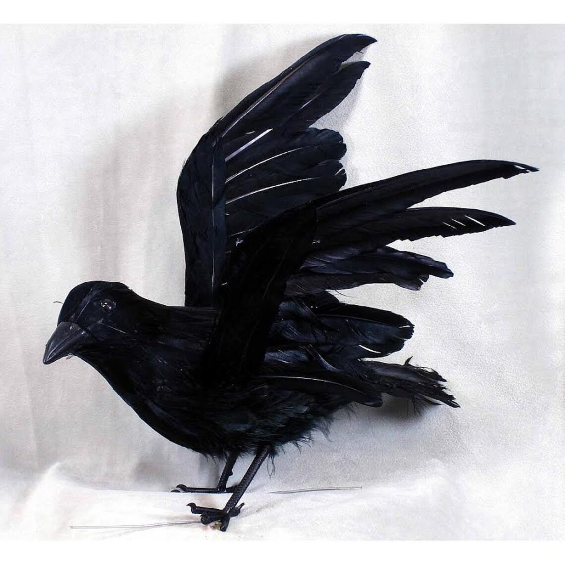 Halloween Crow 10 Inch Artificial Crow Flexible Wings - Etsy