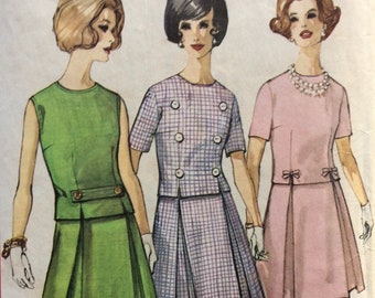 Vintage 1960s Simplicity 6296 Misses' Dress in Two - Etsy