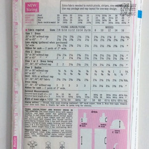 Simplicity 8061, Junior Misses Dress in Two Lengths, Size 9/10, Bust 30 ...