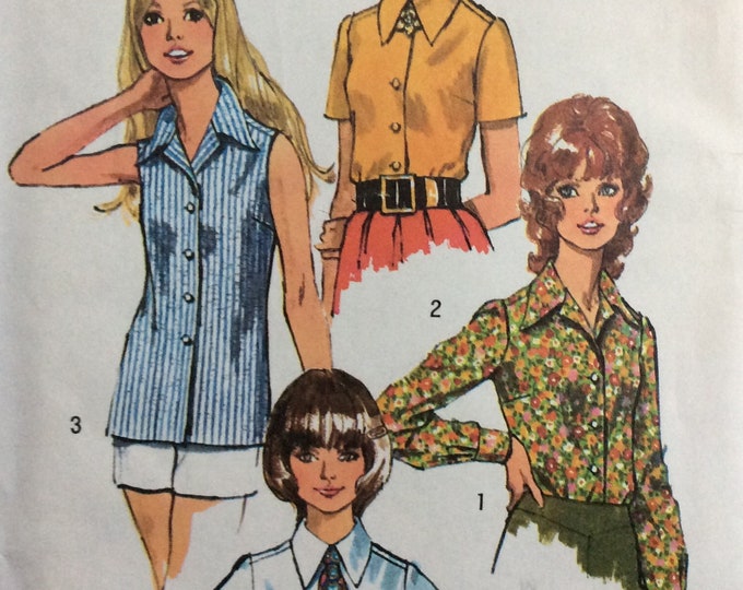 1960 Simplicity 8584 V Neck Mini Shirt Dress With Ruched Waistline ...