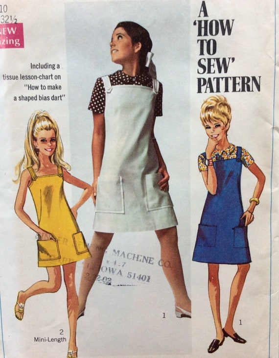 Simplicity 7497 Misses Sundress or Jumper and Blouse Size 10 - Etsy