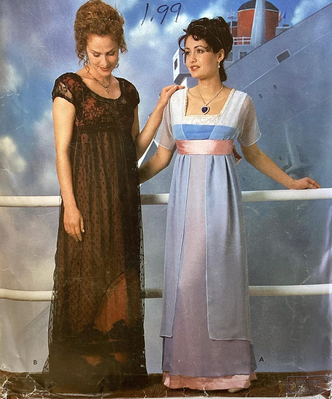 Simplicity 0673/8399, Misses Edwardian Costumes, Size N (10-14), or ...