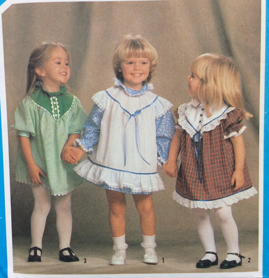 Simplicity 6501 Girls Dress and Panties Size A Size 1/2 - Etsy