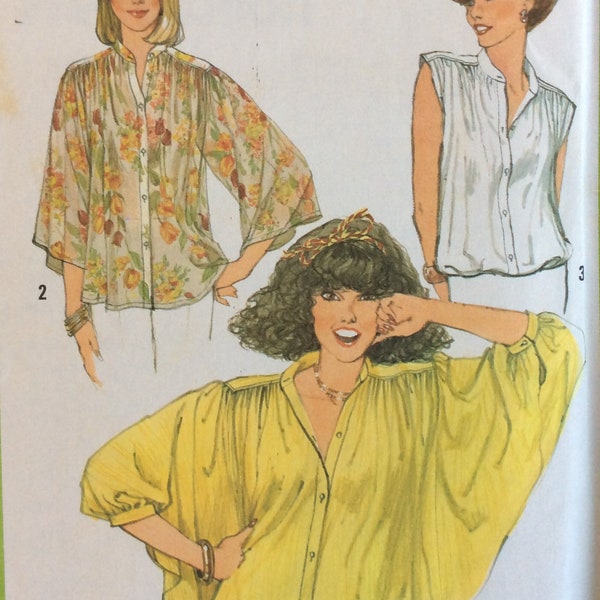 Vintage Blouse Sewing Pattern - Etsy