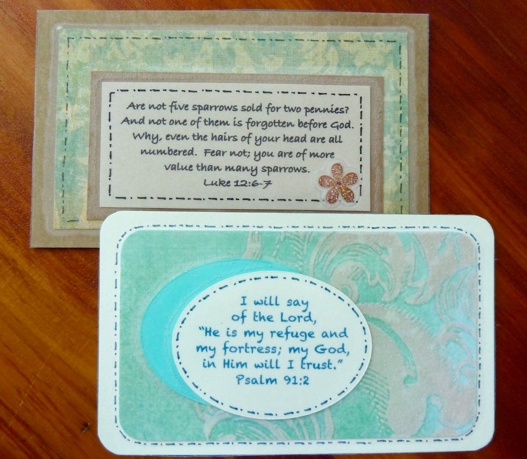 2 Bible Verse Magnets, Scripture Magnets, Handmade Scripture Magnets ...
