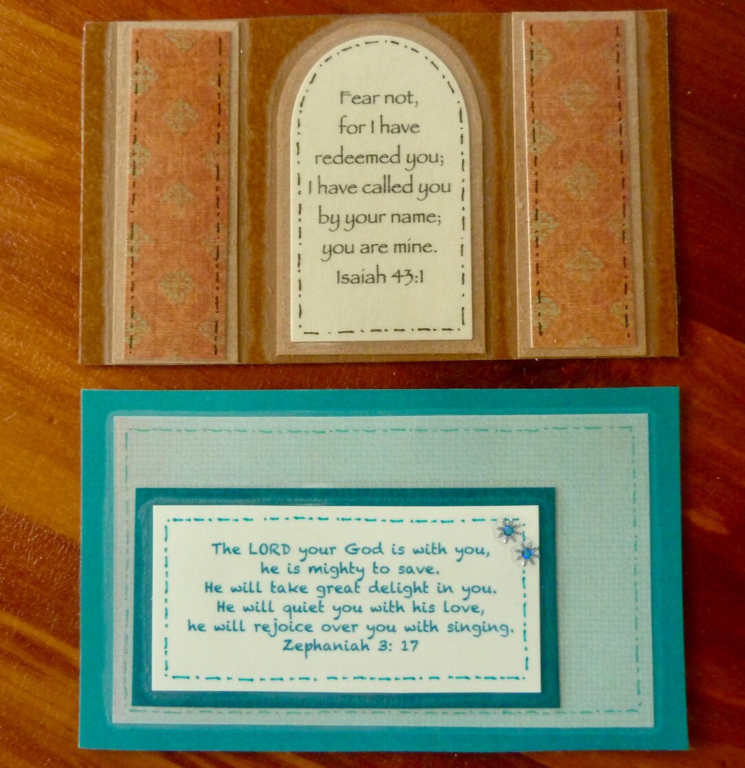 2 Bible Verse Magnets, Scripture Magnets, Handmade Scripture Magnets ...