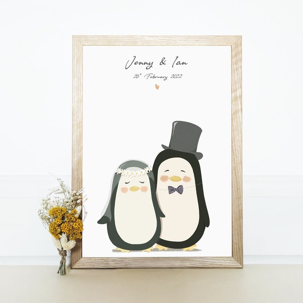Penguin Wedding - Etsy
