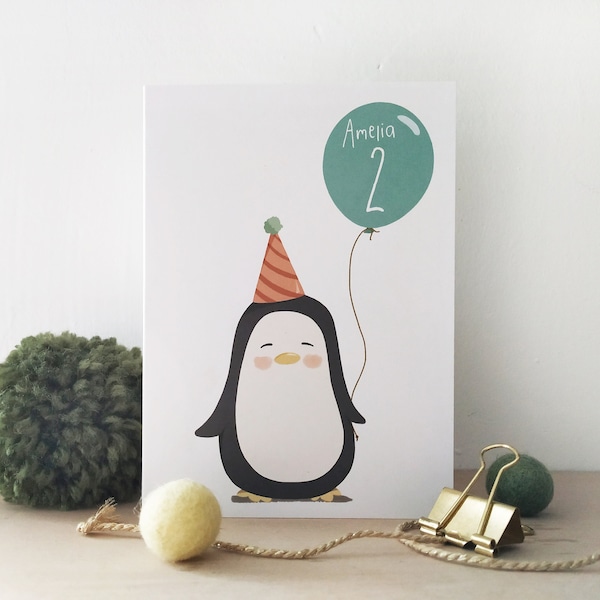 Penguin Birthday - Etsy