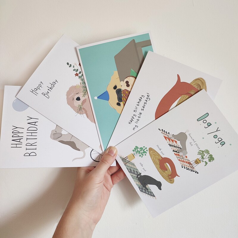 Dog Greeting Cards - Etsy