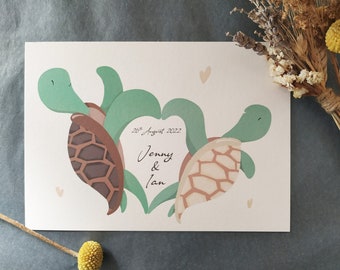 Mr and Mrs Turtle - Etsy
