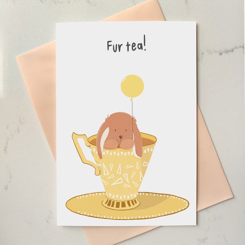 Bunny Pun Card - Etsy