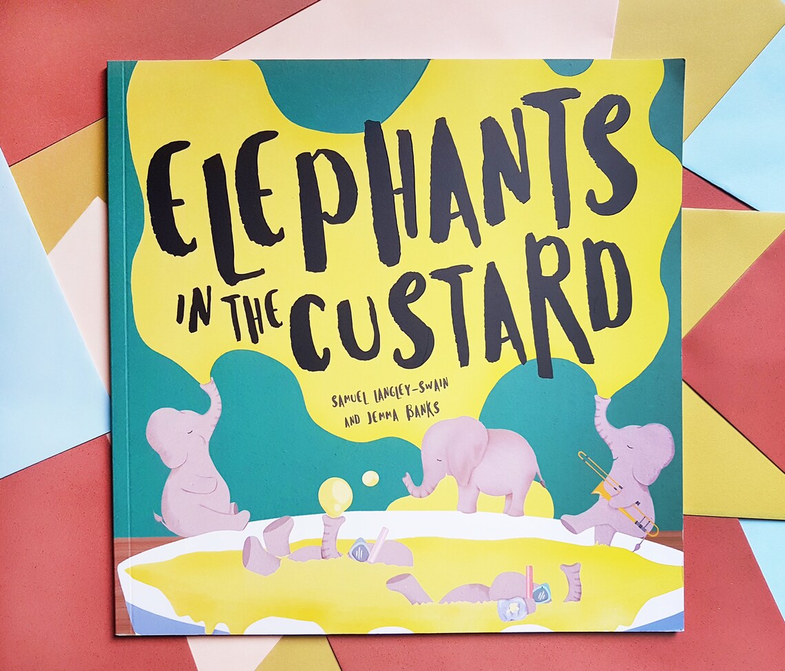 Illustrated Elephant Children's Picture Book Elephants - Etsy