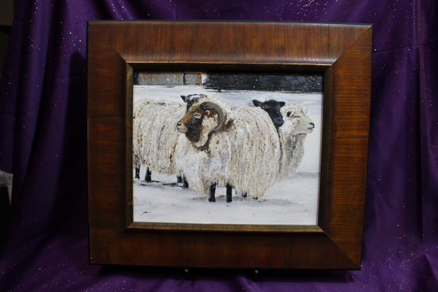 Sheep Winter Landscape, Sheep Farm Scene, Horned Sheep, Icelandic Sheep ...