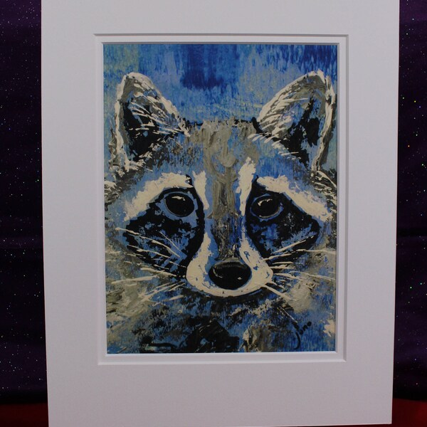 Raccoon Painting - Etsy