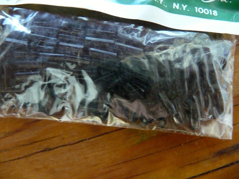 Vintage Black Bugle Beads - Etsy