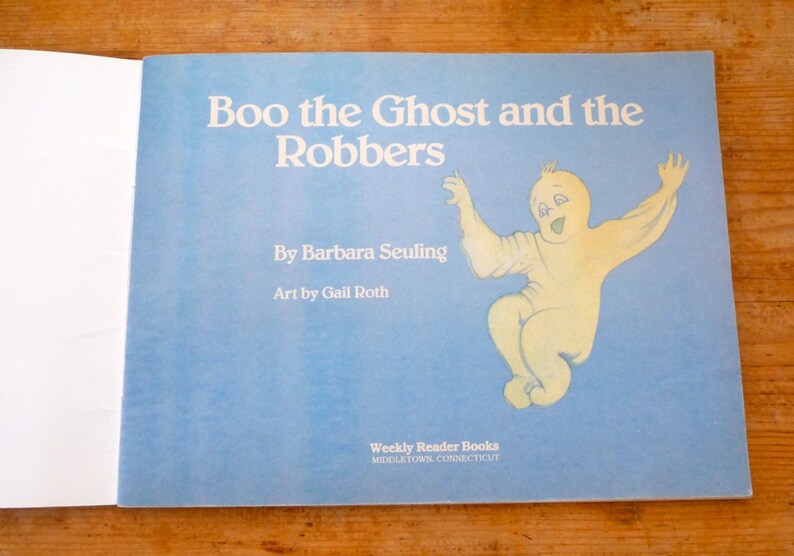 Children's Book Boo the Ghost and the Robbers - Etsy