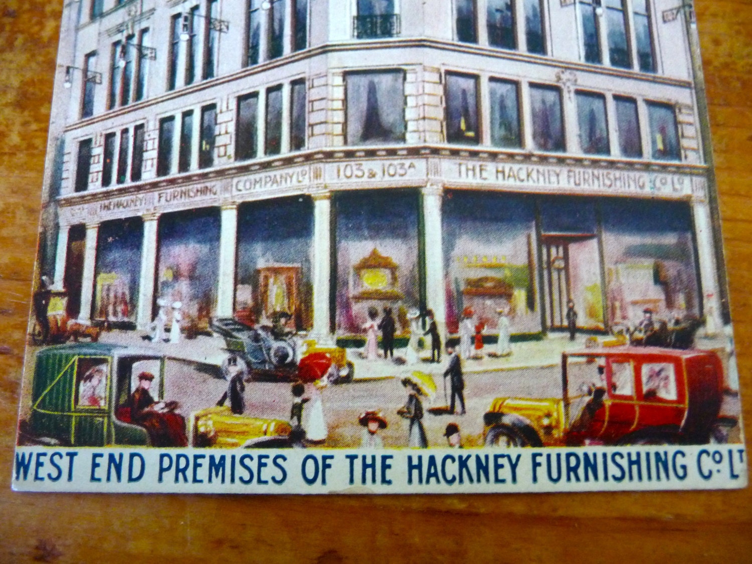 Antique British Postcard of Hackney Furnishing Co From the Early 1900's ...