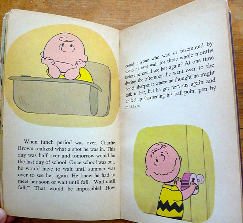 You're in LOVE Charlie Brown Vintage Book | Etsy