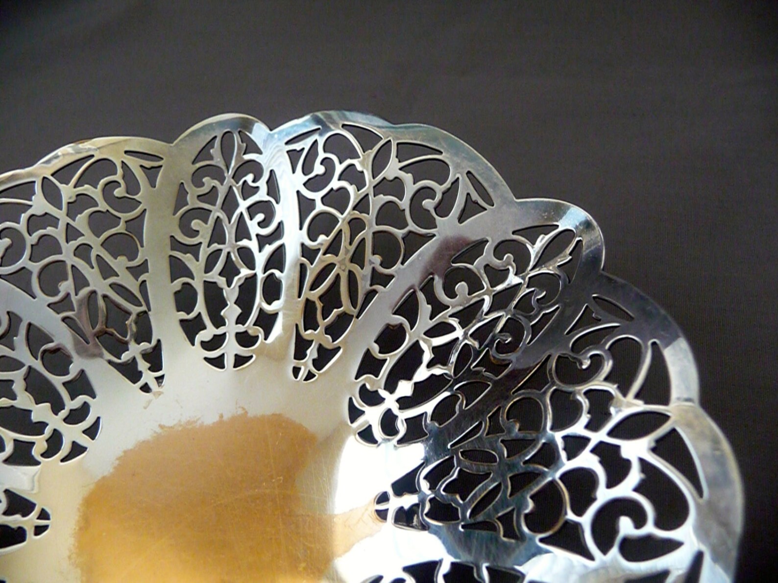 Love Lace Silver Candy Dish | Etsy